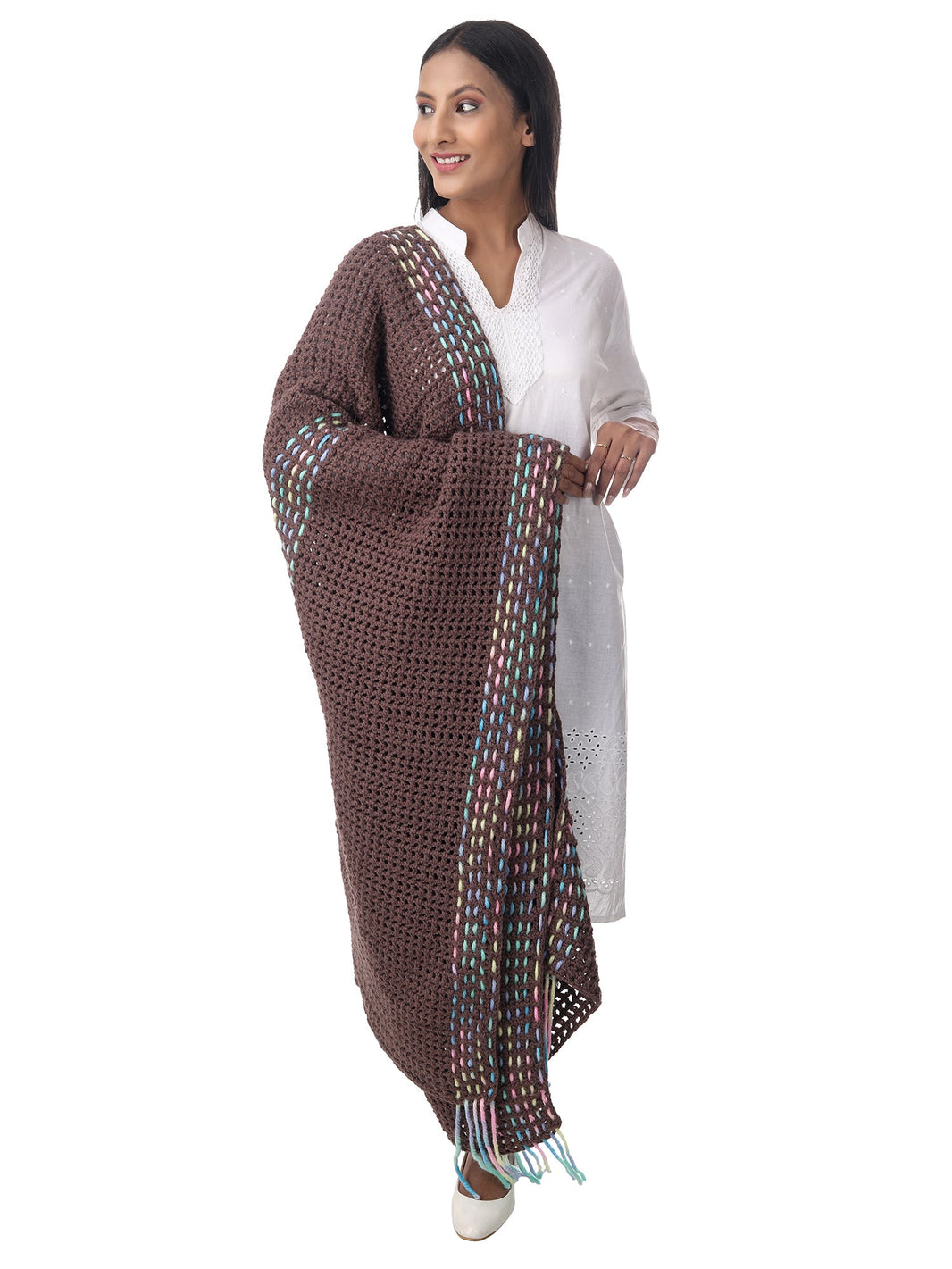 Handmade Beautiful Warm Shawls / Throws - Buy Handmade Designer Shawl ...